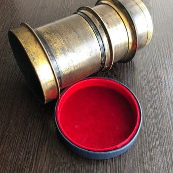 Custom Leather Lens Cap - New Century Camera