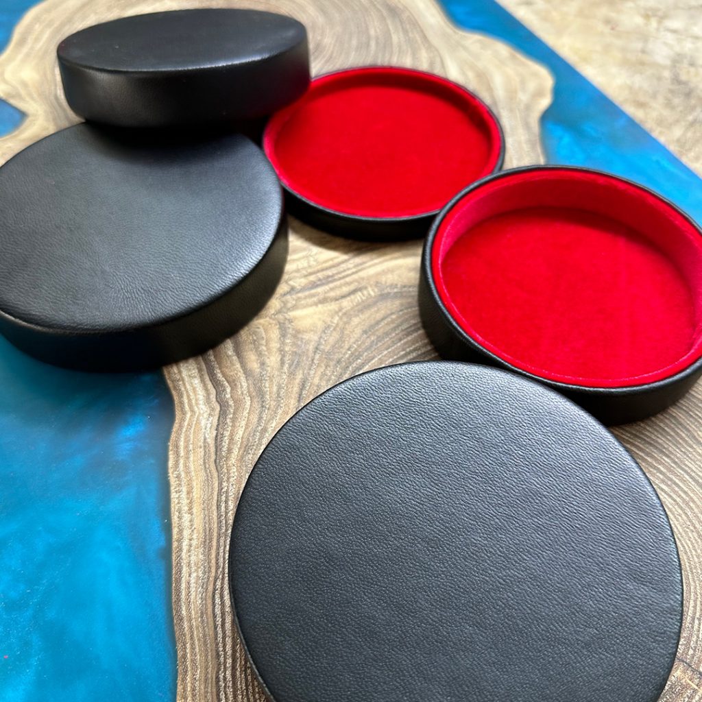 Custom Leather Lens Cap - New Century Camera